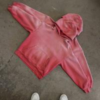 China Splicing Blank Loose Custom Made Hoodies Acid Wash Oversize Street Wear for sale