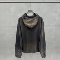 China Custom Acid Wash Rhinestone Zip Up Hoodie DTG Print Vintage Streetwear for sale