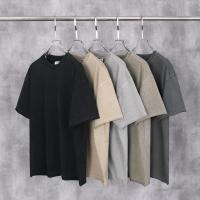 China Graphic T Shirts Heavyweight Jersey Vintage Dry Feel Batik Wash Oversized Oem for sale
