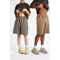 China Vintage Streetwear Sweatpants Washed Heavy Cotton Shorts Unisex Loose Fit Streetwear Daily Wear for sale
