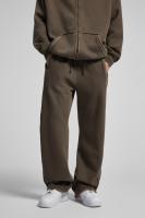 China Heavyweight Streetwear Trackpants 420GSM Wide Leg Sweatpants Vintage Acid Wash for sale