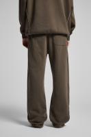 China Heavyweight Streetwear Trackpants 420GSM Wide Leg Sweatpants Vintage Acid Wash for sale