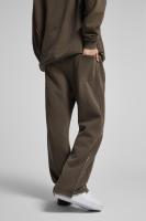China Heavyweight Streetwear Trackpants 420GSM Wide Leg Sweatpants Vintage Acid Wash for sale