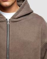 China 500Gsm Mens Oversized Hoodie Blank Heavyweight Oversized French Terry Cool Hoodies For Men for sale