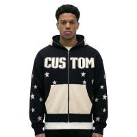 China Custom Full Zip up Hoodies Y2K Star Streetwear Oversized OEM for sale