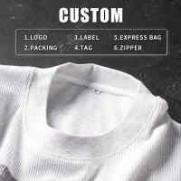 China Screen Print Vintage Hoodies Ribbed Long Sleeve 280GSM Streetwear OEM for sale
