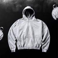 China Zip Up Vintage Wash Sweatshirt Retro Fleece Pullover Boxy Up Cropped Hoodies for sale