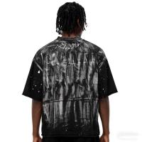 China Custom Oversized 280GSM T Shirt Digital Print Streetwear for Men for sale