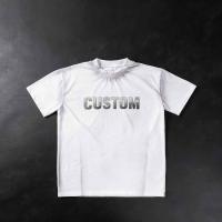 China Custom Logo 100%Cotton Oversized T Shirt Blank Streetwear for Men for sale