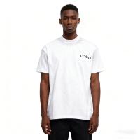 China Custom Logo 100%Cotton Oversized T Shirt Blank Streetwear for Men for sale