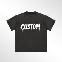 China Durable Graphic Tshirts Men Raglan T Shirt 230GSM Moisture Wicking for sale
