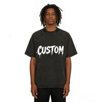 China Durable Graphic Tshirts Men Raglan T Shirt 230GSM Moisture Wicking for sale