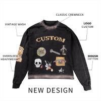 China Vintage Wash Long Sleeve Men T Shirts OEM Mens Casual T Shirts for sale