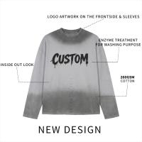 China Moisture Wicking Men T Shirts Skin Friendly Dip Dye Streetwear for sale