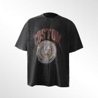 China Silk Print Printed T Shirts For Men Oversized T Shirt Digital Print Summer T Shirts for sale