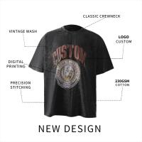 China Silk Print Printed T Shirts For Men Oversized T Shirt Digital Print Summer T Shirts for sale