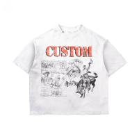 China Breathable Oversized T Shirt Dirty Wash Heavyweight T Shirts for sale