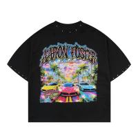 China Custom Oversized Boxy Fit T Shirt Distressed Graphic Streetwear OEM for sale