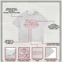 China Custom Vintage Wash Graphic Print T Shirt Oversized Streetwear OEM for sale