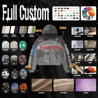 China OEM Oversized Racing Graphic Zip Up Mens Streetwear Hoodie Supplier for sale