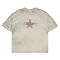 China Custom Dirty Print Oversized T Shirt for Men Vintage Wash Streetwear for sale