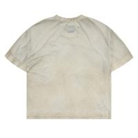 China Custom Dirty Print Oversized T Shirt for Men Vintage Wash Streetwear for sale