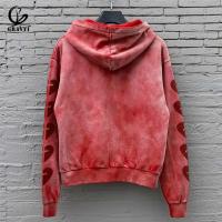China DTG Portrait Vintage Zip Hoodie Full Zip Up Hoodie Oversized Heavyweight Fleece for sale