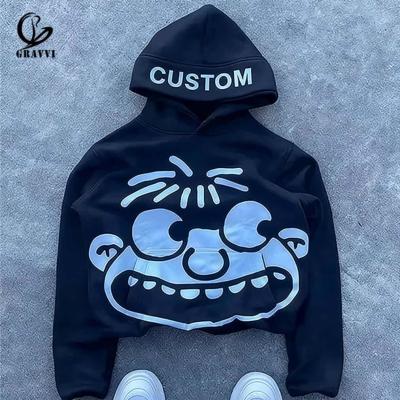 China 100% Cotton Vintage Oversized Hoodie Retro Fleece OEM ODM Unisex for sale