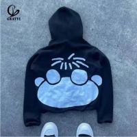 China 100% Cotton Vintage Oversized Hoodie Retro Fleece OEM ODM Unisex for sale