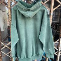 China Custom Vintage Acid Wash Sun Faded Paint Splatter Hoodies Distressed for sale