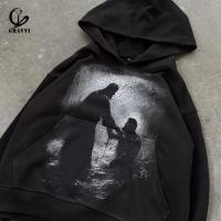 China DTG Print Oversized Heavyweight Graphic Hoodie For Men Vintage Graphic Sweatshirt for sale