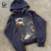 China DTG Print Oversized Heavyweight Graphic Hoodie For Men Vintage Graphic Sweatshirt for sale