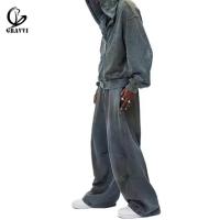 China Custom Zip Up Hoodie With Rhinestones Streetwear Y2K Heavyweight Fleece for sale