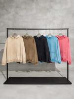 China Heavyweight 420gsm Heavy Blank Hoodie French Terry Zip Up Hoodies for sale