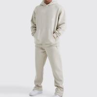 China Custom Tracksuits Set Heavyweight Blank Oversized Hoodie Set Streetwear for sale
