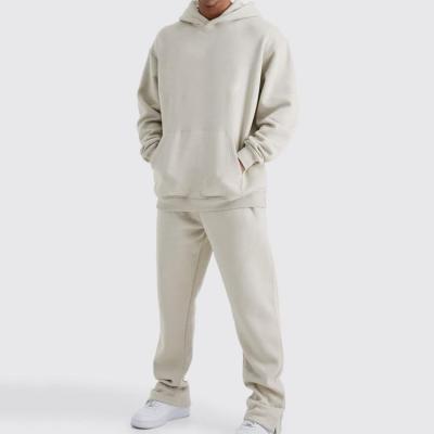 China Custom Tracksuits Set Heavyweight Blank Oversized Hoodie Set Streetwear for sale