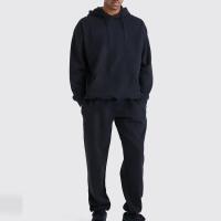 China Custom Tracksuits Set Heavyweight Blank Oversized Hoodie Set Streetwear for sale