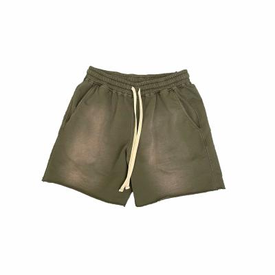 China Custom Heavyweight Vintage Acid Wash Sweatshorts Streetwear for sale