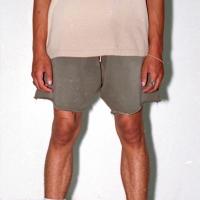 China Custom Heavyweight Vintage Acid Wash Sweatshorts Streetwear for sale