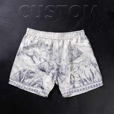 China Custom Digital Print Shorts 260GSM Cotton Streetwear for Men for sale