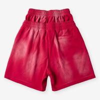 China Custom Vintage Wash Rhinestone Graphic Sweatshorts Streetwear for sale