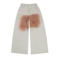 China Custom Oversized Distressed Wide Leg Sweatpants Streetwear Clothing Supplier for sale