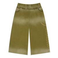 China Custom 100%cotton Sun Fade Wash Vintage Distress Short Set for Men for sale