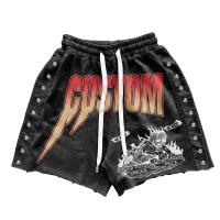 China CustomVintage Acid Wash Streetwear Short Set Manufacturer for Men for sale
