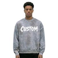 China Custom Heavyweight 100%Cotton Acid Wash Overisize Sweatshirt for Streetwear Brands for sale