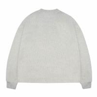 China Custom Cartoon Graphic DTG Print Waffle Knit Sweatshirt for Streetwear Brands for sale