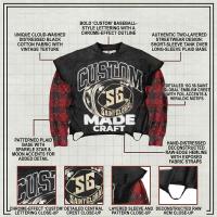 China Custom Distressed Layered Long Sleeve Sweatshirts for Streetwear Brands for sale