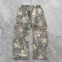 China Custom All Over Print Woodland Camouflage Sweatpants for sale