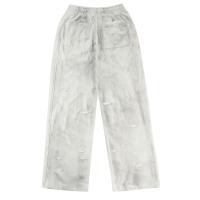 China Custom Heavyweight 100%cotton Acid Wash Distressed Wide Leg Sweatpants for sale