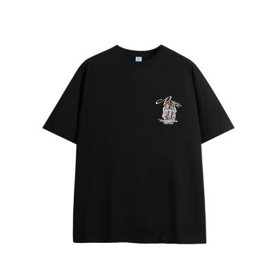 China Custom Oversized Graphic DTG Print T-Shirt Manufacturer for Streetwear Brands for sale